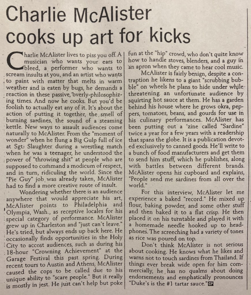 It’s a Major Retrospective, Charlie … McAlister – Kristen L. Rhodes